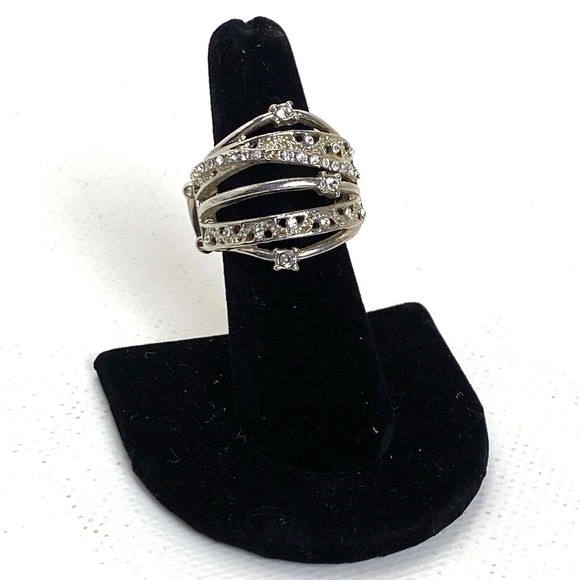 Unbranded | Jewelry | Vintage Costume Jewelry Ring Rhinestones ...